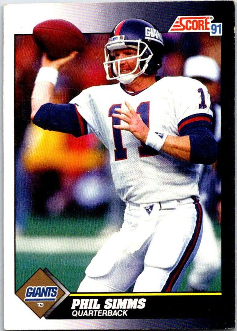 Phil Simms #555 Prices | 1991 Score | Football Cards