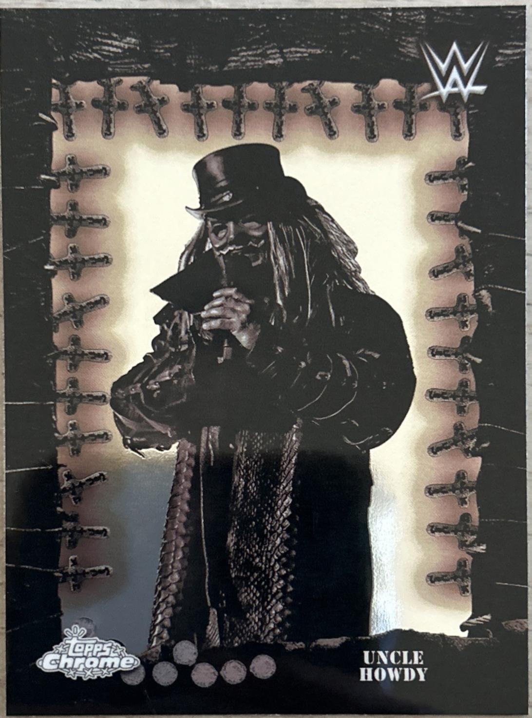 Uncle Howdy #FMP-23 Prices | 2025 Topps Chrome WWE x Cactus Jack Famed ...