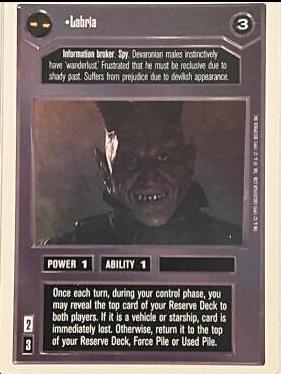 Labria Prices | Star Wars CCG Premiere | Star Wars Cards