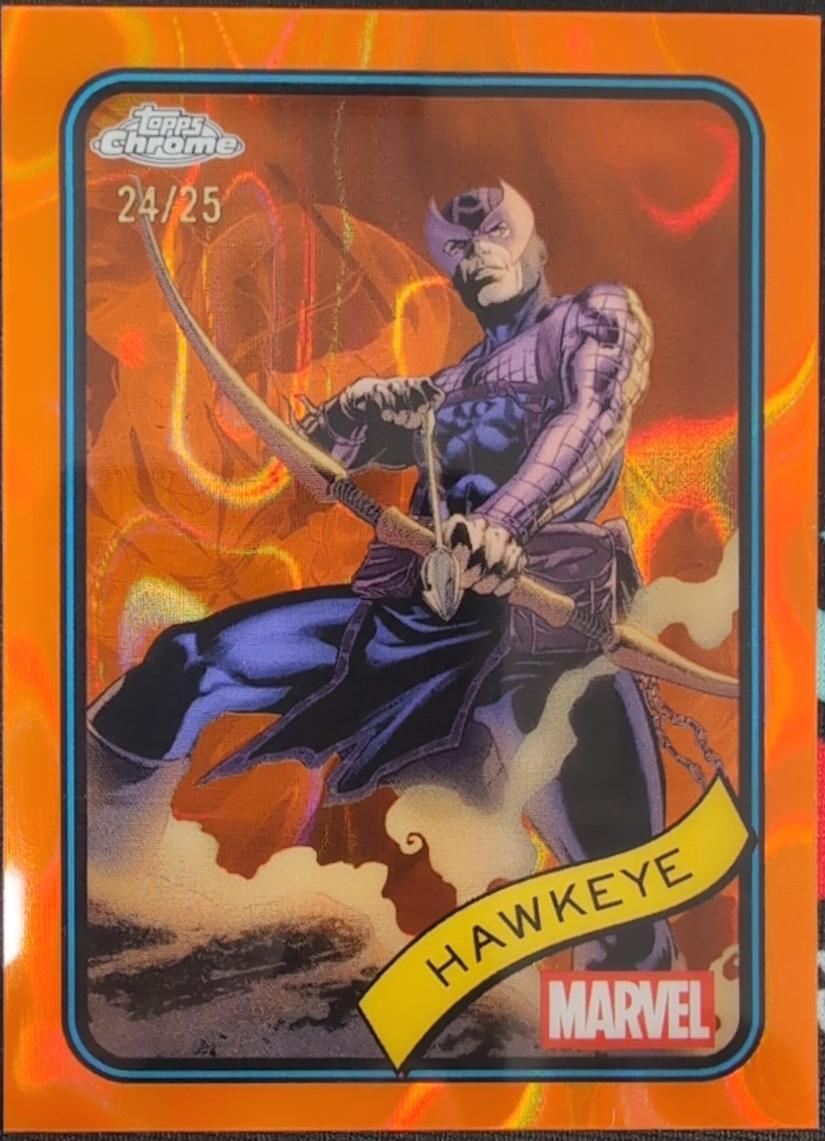 Hawkeye [Orange] #133 Prices | Marvel 2025 Topps Chrome | Marvel Cards