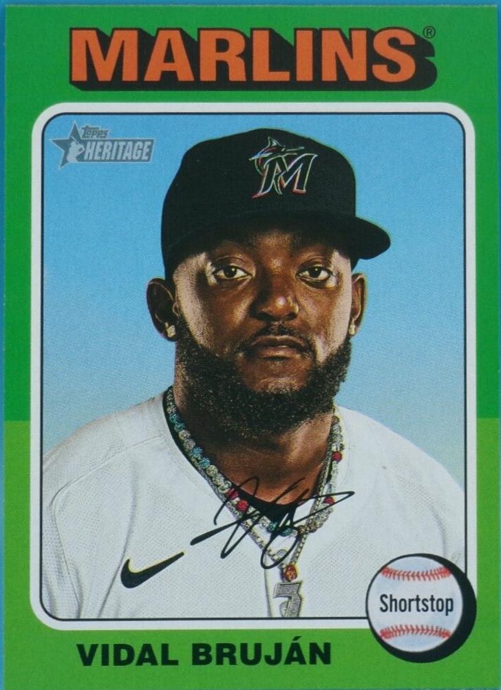 Vidal Brujan #703 Prices | 2024 Topps Heritage | Baseball Cards