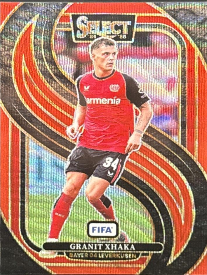Granit Xhaka [Red Wave] #130 Prices | 2024 Panini Select FIFA | Soccer ...