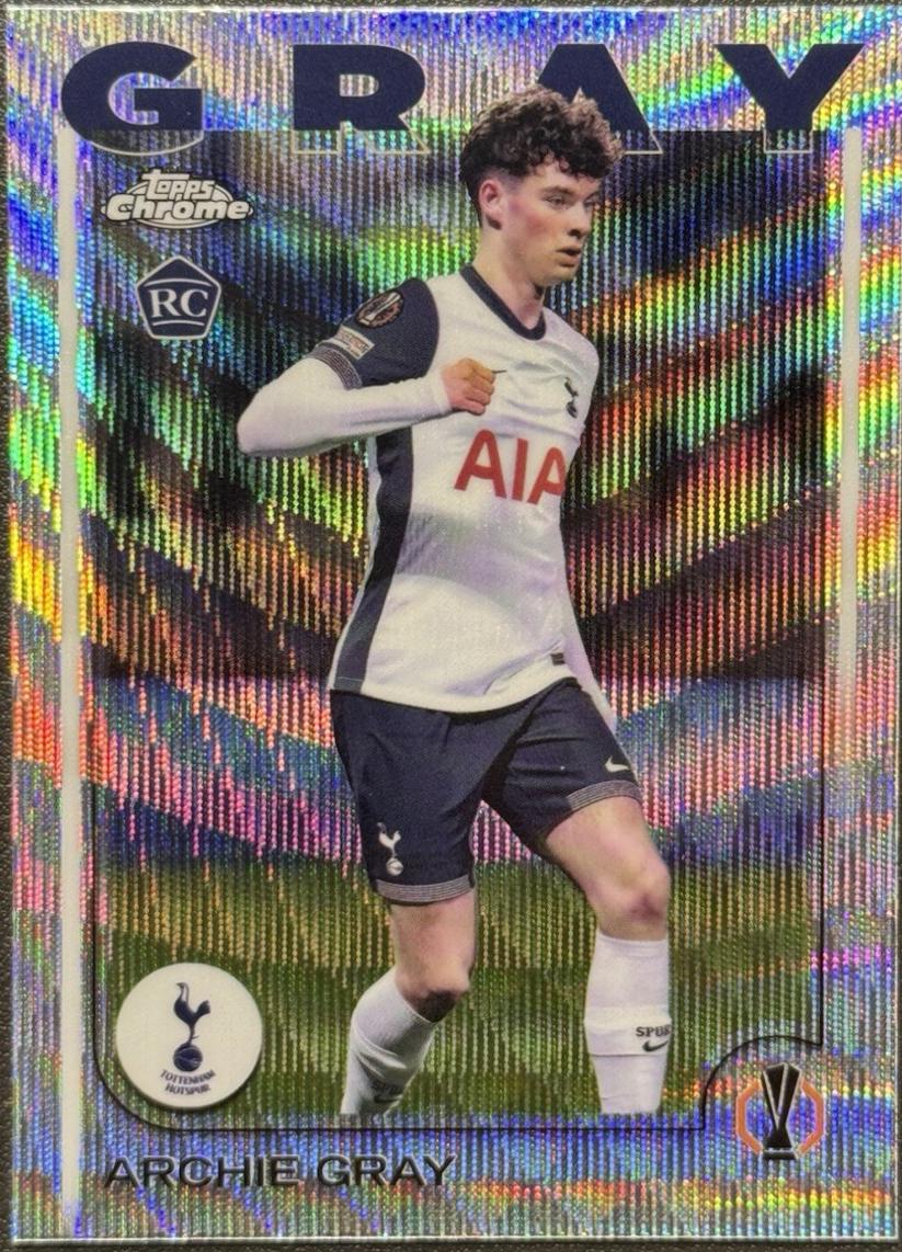 Archie Gray [Refractor] #170 Prices | 2024 Topps Chrome UEFA | Soccer Cards