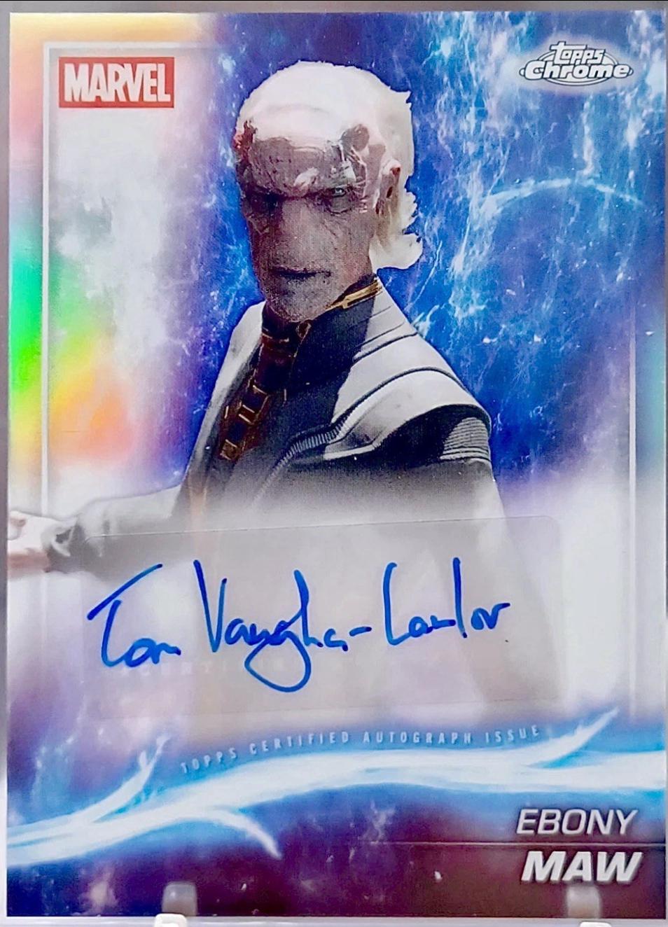 Tom Vaughan-Lawlor as Ebony Maw #AA-TVL Prices | Marvel 2025 Topps ...