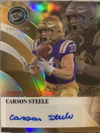 Carson Steele [Gold Reflector] #RA-CS1 Prices | 2024 Press Pass Premium ...