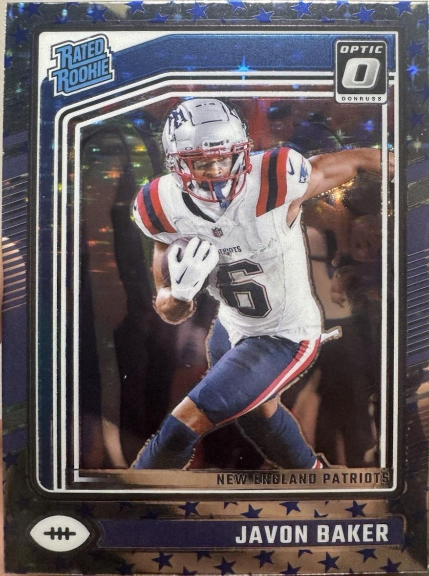 Javon Baker [Stars] #245 Prices | 2024 Panini Donruss Optic | Football ...