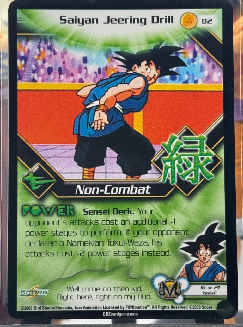 Saiyan Jeering Drill 82 Prices | Dragon Ball Z Kid Buu Saga | Dragon ...