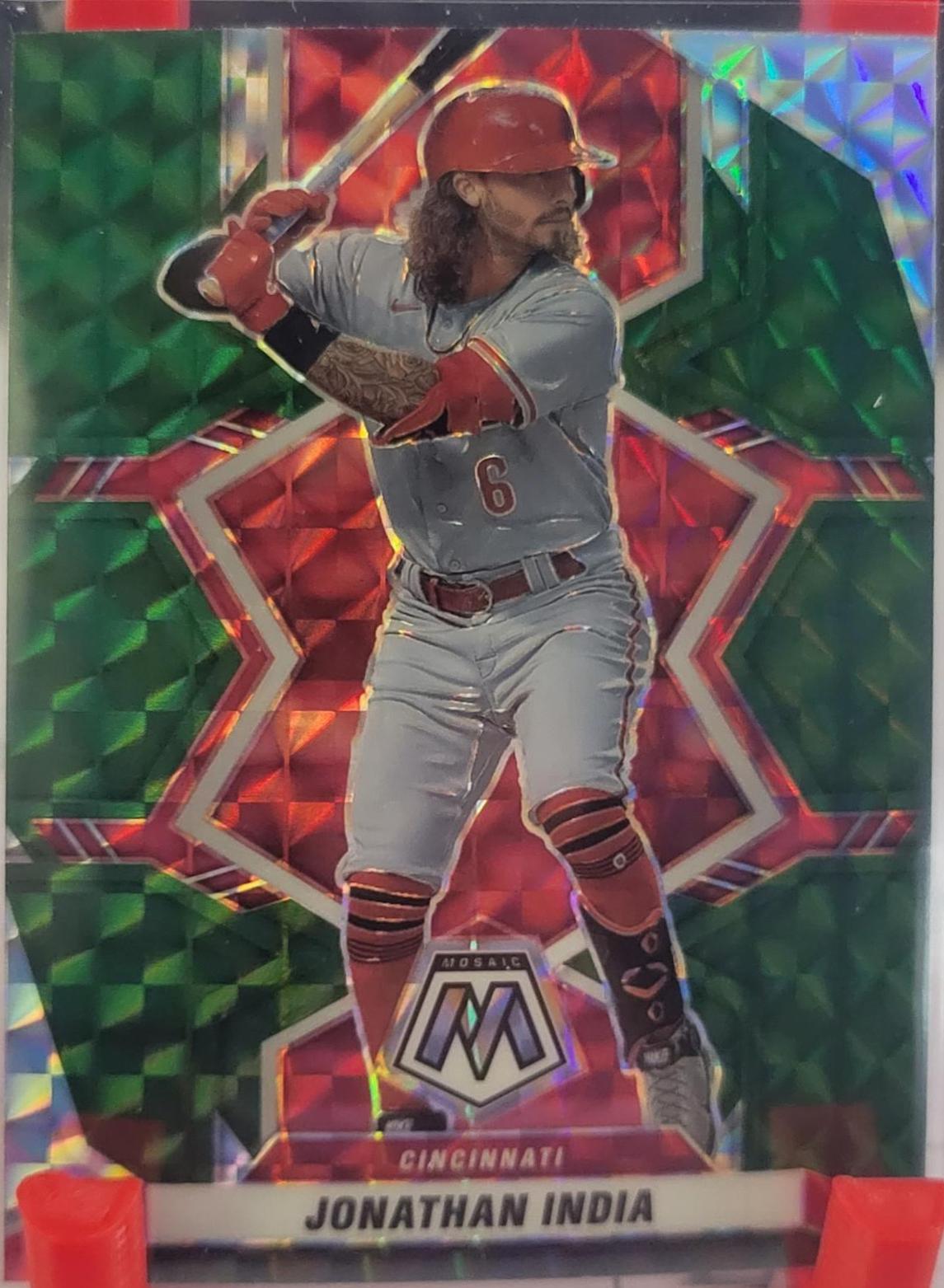 Jonathan India [Green] #21 Prices | 2022 Panini Mosaic | Baseball Cards