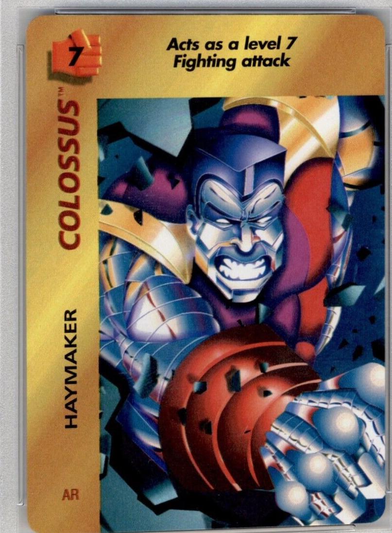 Colossus: Haymaker Prices | Marvel 1995 Fleer Overpower | Marvel Cards