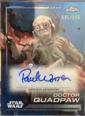 Paul Warren as Doctor Quadpaw #AU-PW Prices | Star Wars 2024 Topps ...