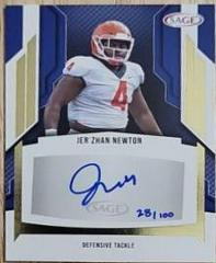 Jer'Zhan Newton [Gold] #A-JN Prices | 2024 Sage HIT Autographs ...