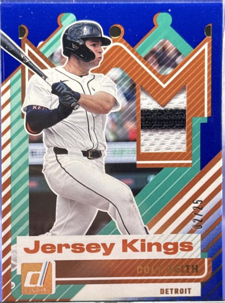 Colt Keith [Blue] #JK-CK Prices | 2025 Panini Donruss Jersey Kings ...