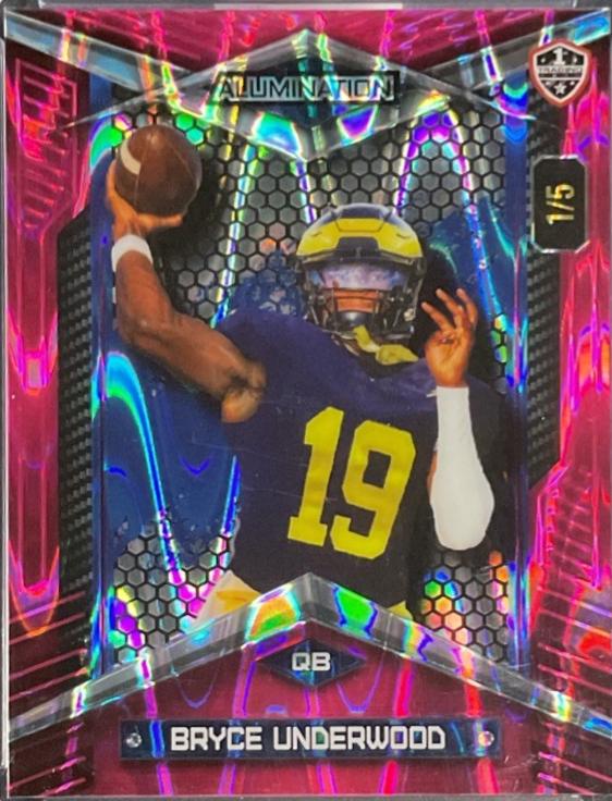 Bryce Underwood [Raywave Pink] #BC-BU Prices | 2024 Wild Card ...