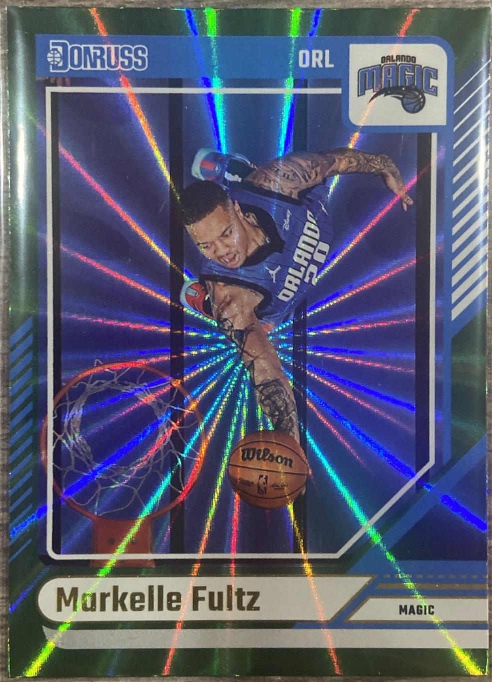 Markelle Fultz [Holo Green Laser] #74 Prices | 2024 Panini Donruss ...