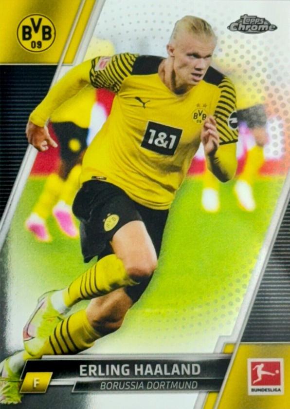 Erling Haaland #30 Prices | 2021 Topps Chrome Bundesliga | Soccer Cards