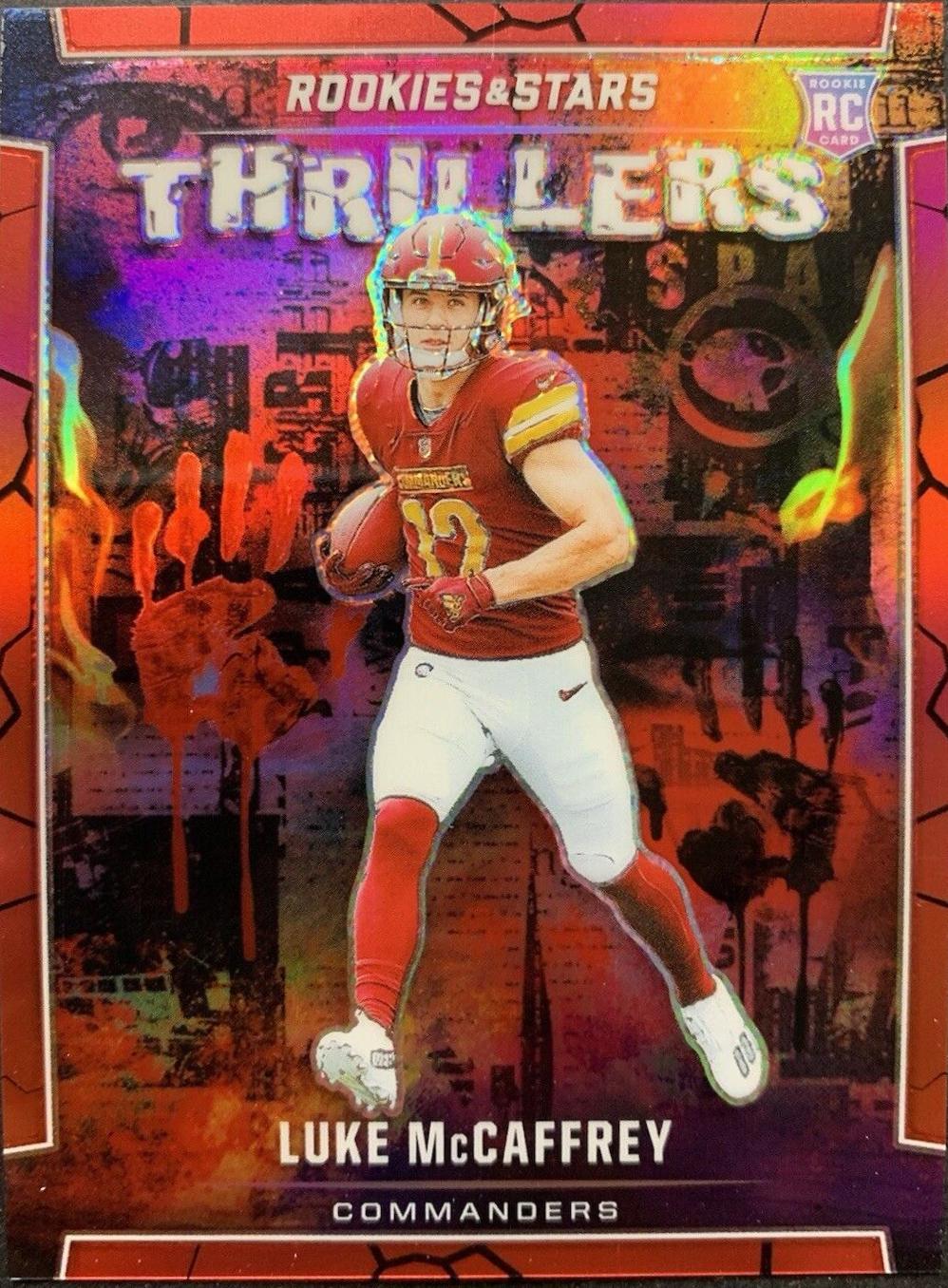 Luke McCaffrey [Red] #T-LMY Prices | 2024 Panini Rookies & Stars ...