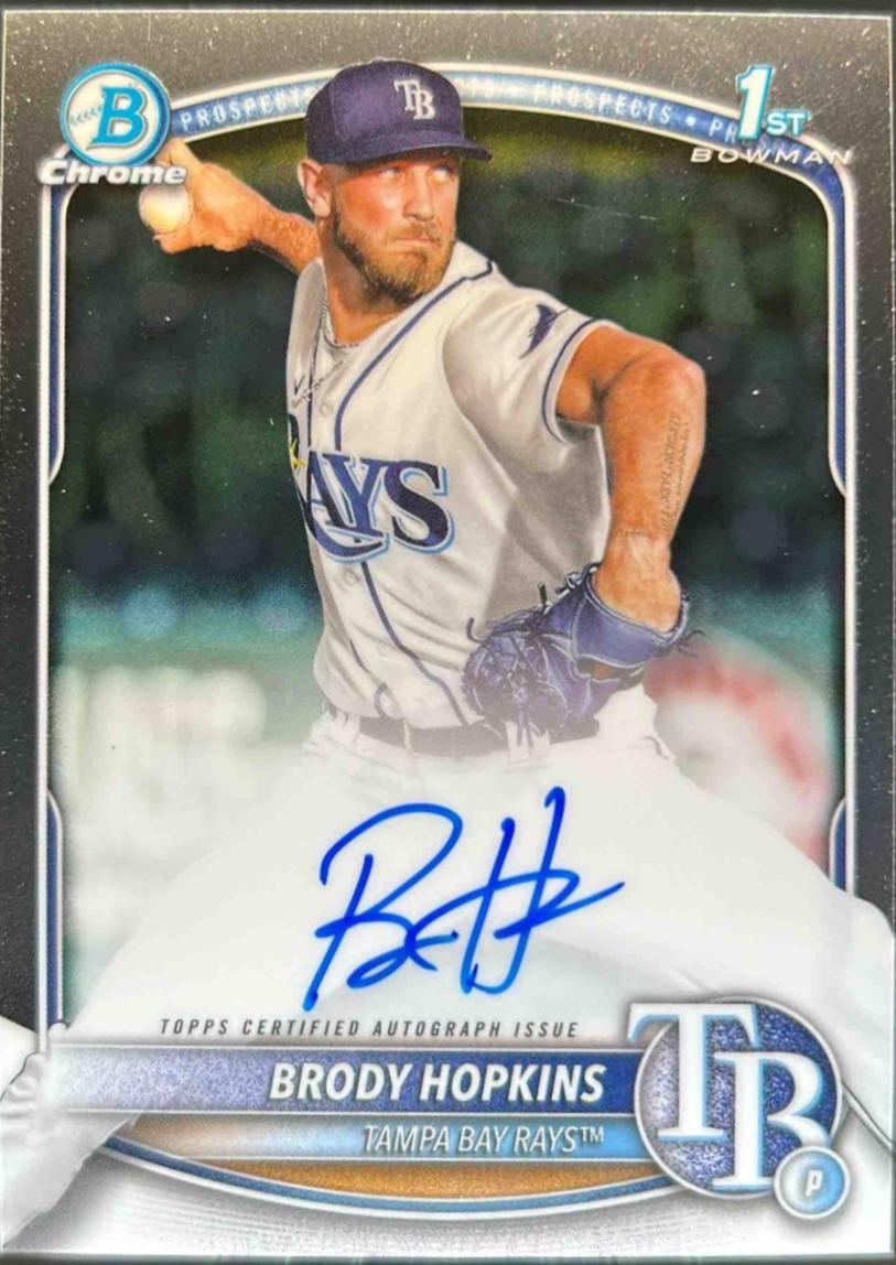Brody Hopkins #CPA-BH Prices | 2025 Bowman Chrome Prospect Autograph ...