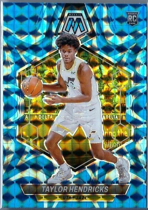 Taylor Hendricks [Reactive Blue] #221 Prices | 2023 Panini Mosaic ...