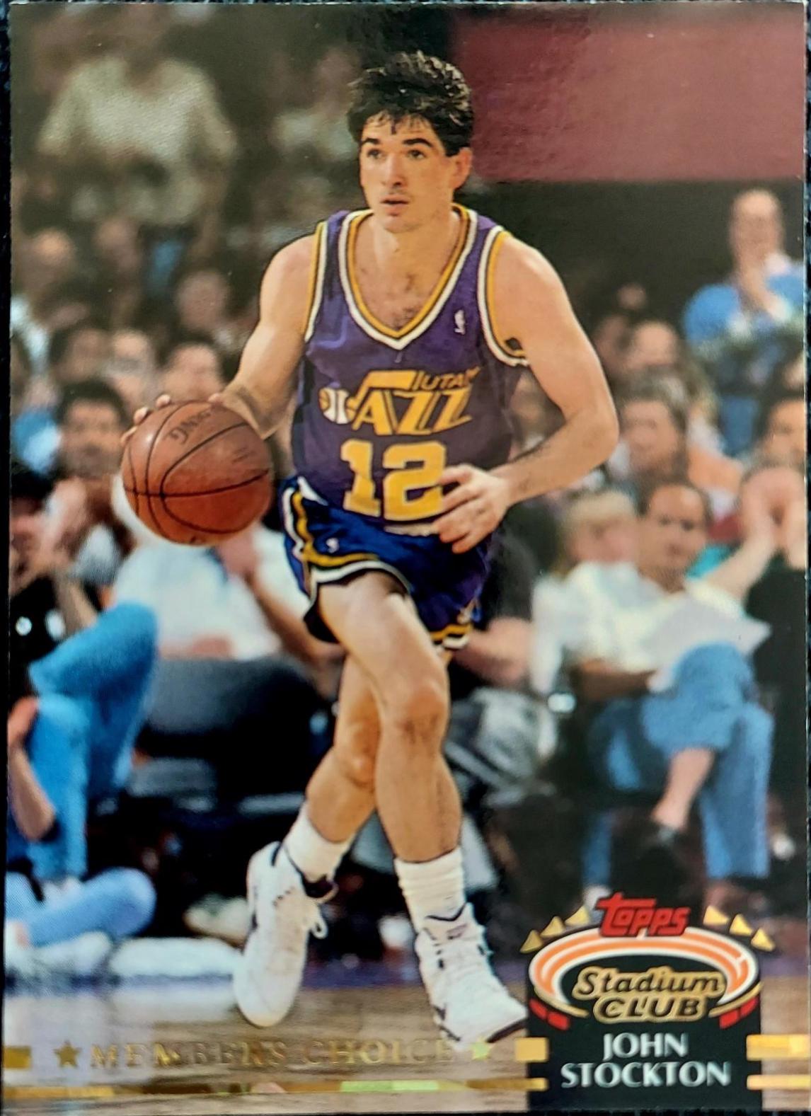 John Stockton [Members Choice] #200 Prices | 1992 Stadium Club ...