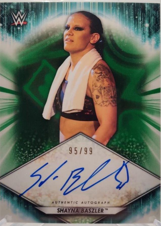 Shayna Baszler [Green] #A-QS Prices | 2021 Topps WWE Autographs ...
