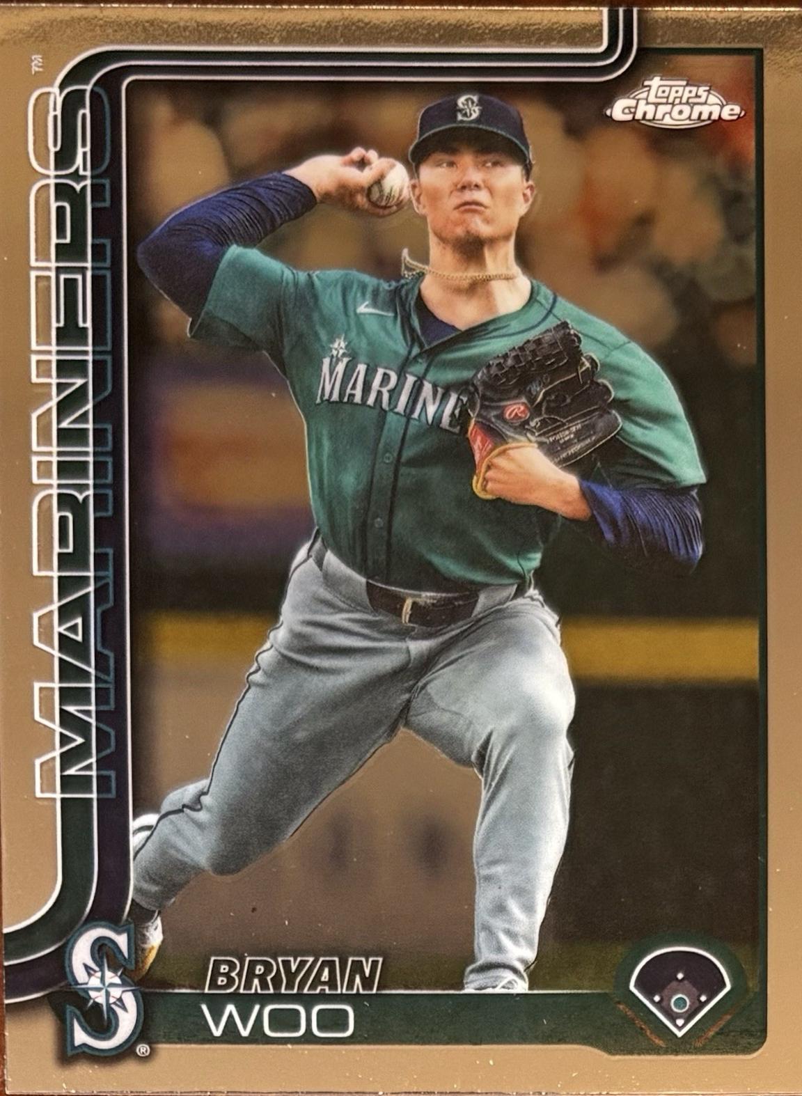 Bryan Woo #USC16 Prices | 2025 Topps Chrome Update | Baseball Cards
