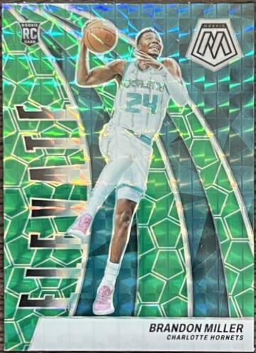 Brandon Miller [Green] #17 Prices | 2023 Panini Mosaic Elevate ...