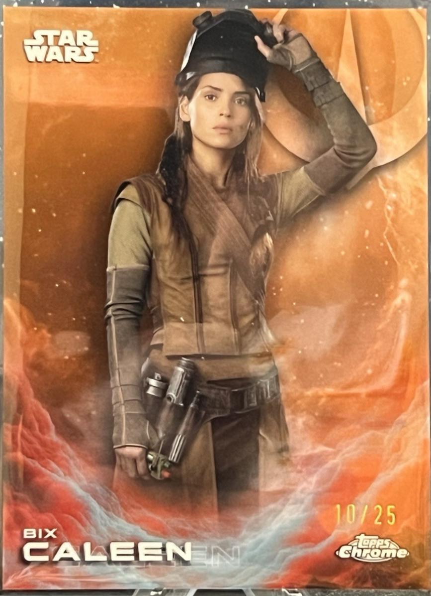 Bix Caleen [Orange Orange] #9 Prices | Star Wars 2025 Topps Chrome ...