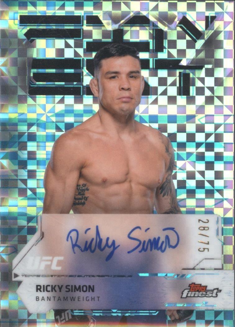 Ricky Simon #FA-RN Prices | 2025 Topps Finest UFC Autograph | UFC Cards
