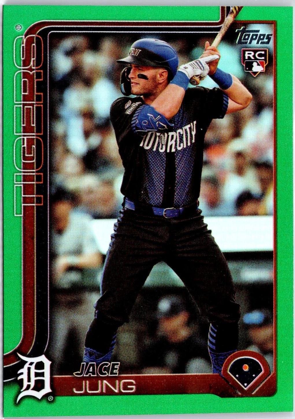 Jace Jung [Green Rainbow] #80 Prices | 2025 Topps | Baseball Cards
