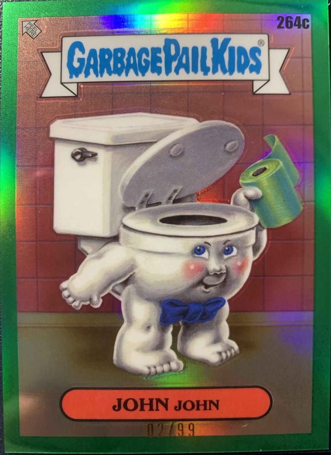 JOHN John [Green Refractor] #264c Prices | 2024 Garbage Pail Kids ...