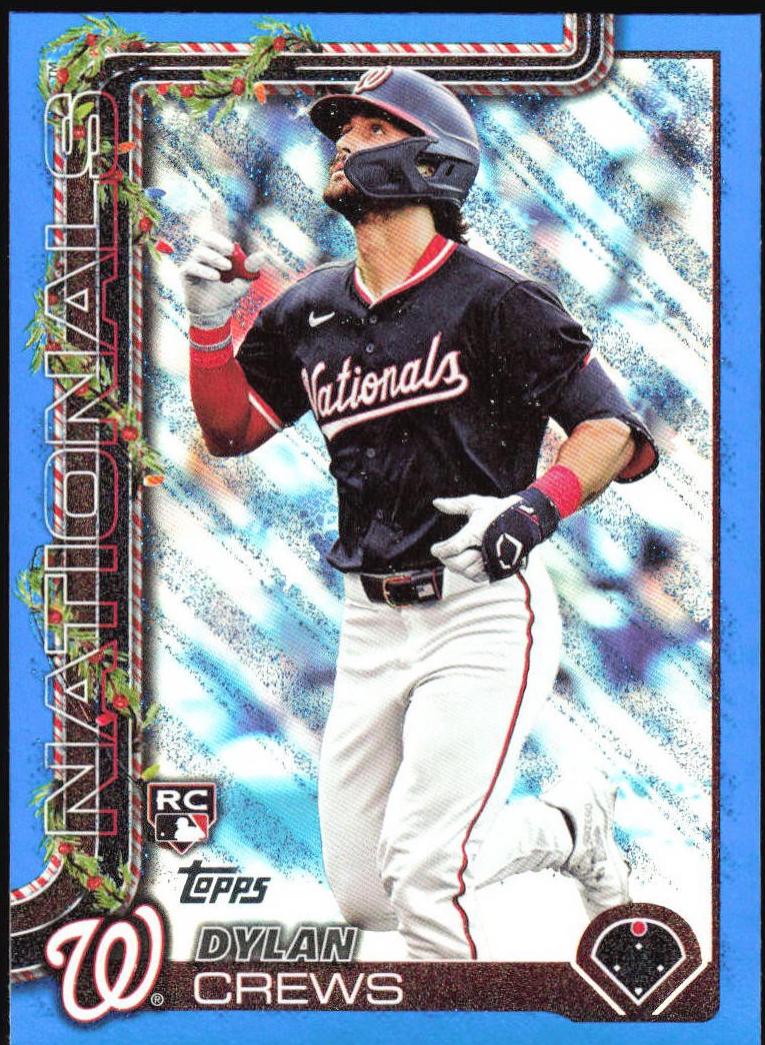 Dylan Crews [Blue Metallic Glitter] #H46 Prices | 2025 Topps Holiday ...