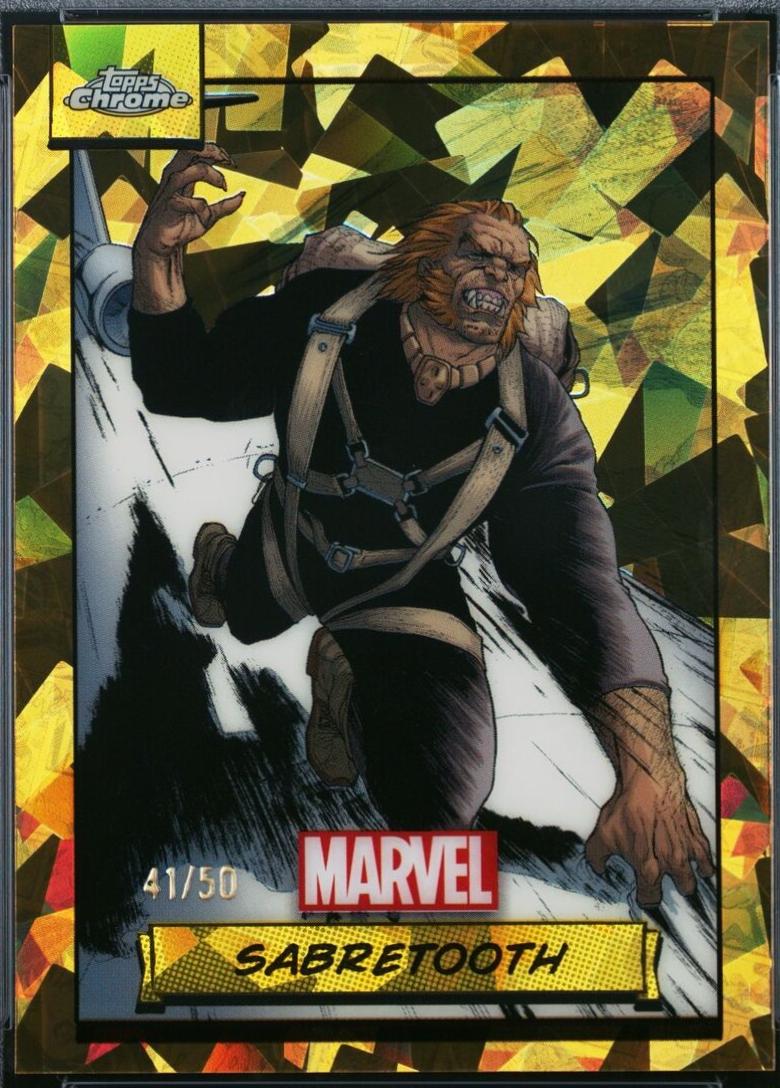 Sabretooth [Gold Sapphire] #25 Prices | Marvel 2024 Topps Chrome ...