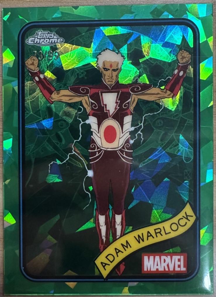 Adam Warlock [Green Sapphire] #144 Prices | Marvel 2025 Topps Chrome ...