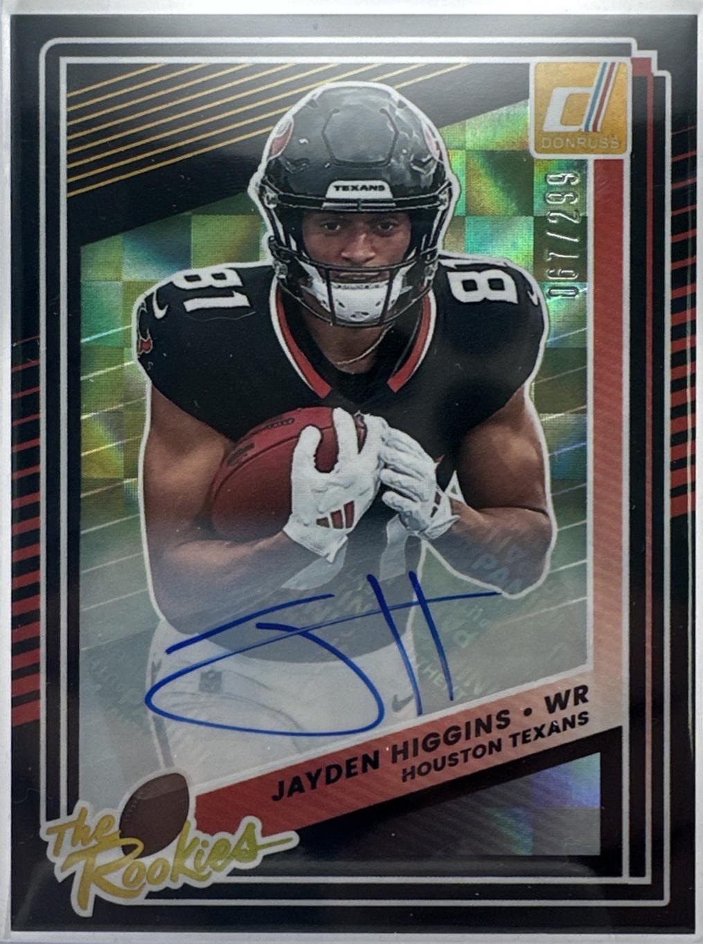 Jayden Higgins #11 Prices | 2025 Panini Donruss The Rookies Autograph ...