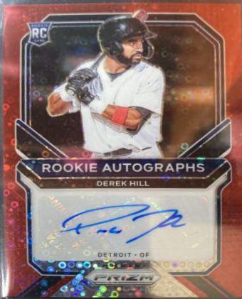 Derek Hill [Red Donut Circles Prizm] #RA-DH Prices | 2021 Panini Prizm ...