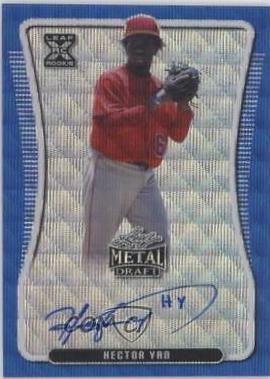 Hector Yan [Blue Wave] #BA-HY1 Prices | 2020 Leaf Metal Draft ...