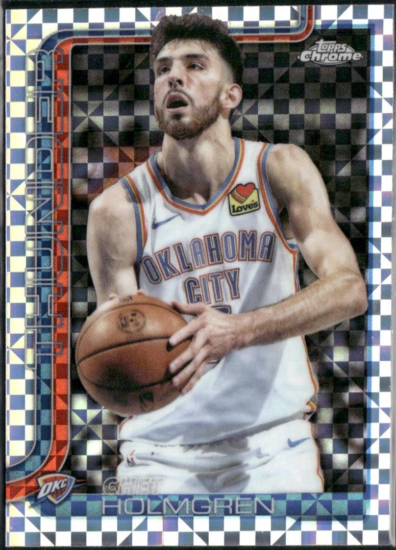 Chet Holmgren [X-Fractor] #134 Prices | 2025 Topps Chrome | Basketball ...