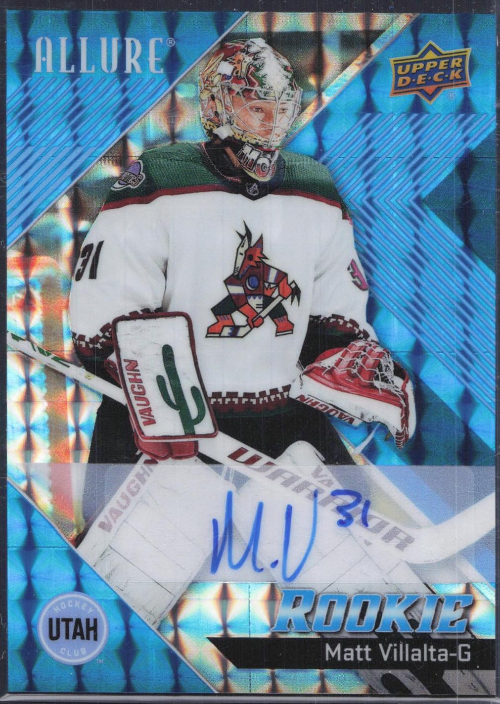 Matt Villalta [Blue Line Autograph] #104 Prices | 2024 Upper Deck ...