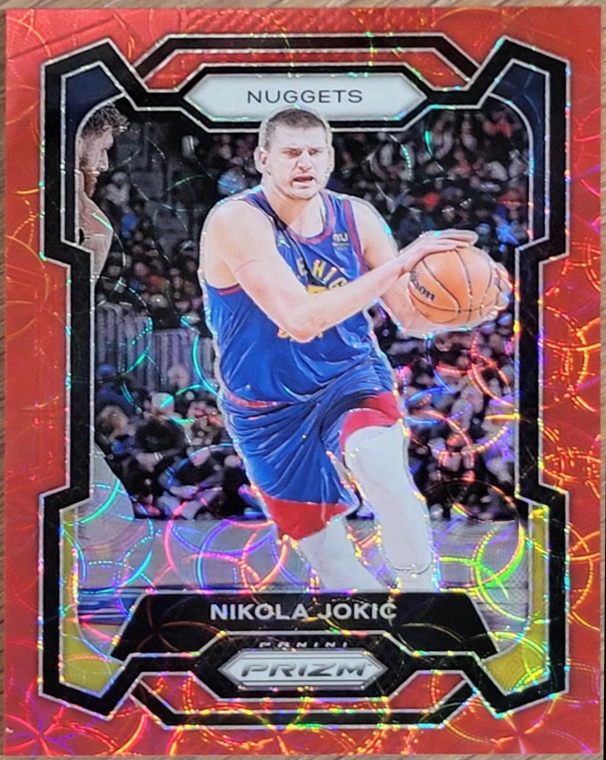 Nikola Jokic [Choice Red] #17 Prices | 2023 Panini Prizm | Basketball Cards