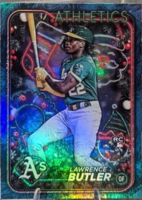 Lawrence Butler [Blue Metallic Holiday Tree] #H4 Prices | 2024 Topps ...