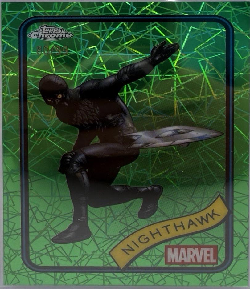 Nighthawk [Green Lazer] #20 Prices | Marvel 2025 Topps Chrome | Marvel ...