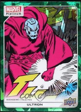 Ultron [Green Crackle] #166 Prices | Marvel 2023 Upper Deck Platinum ...