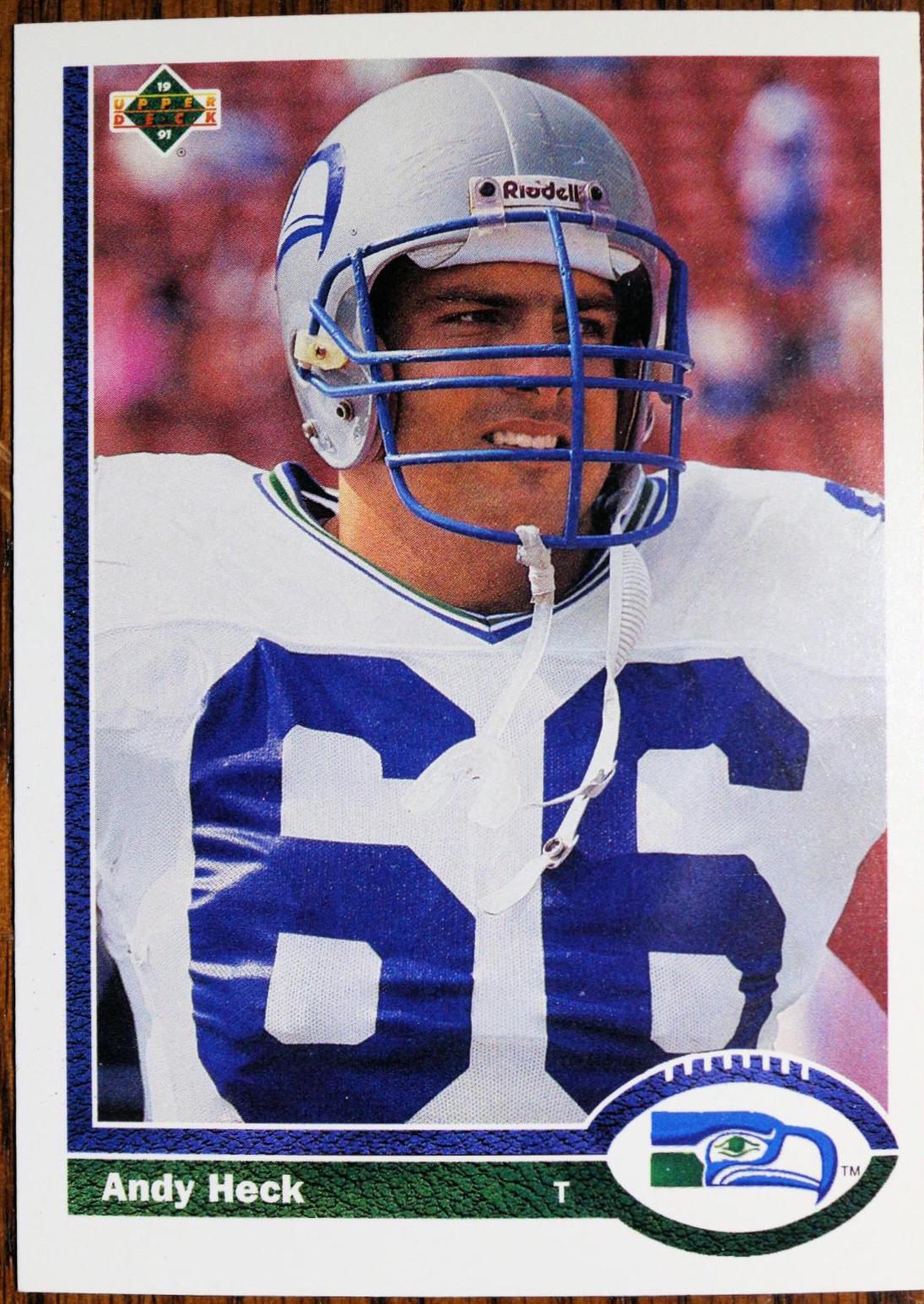 Andy Heck #495 Prices | 1991 Upper Deck | Football Cards
