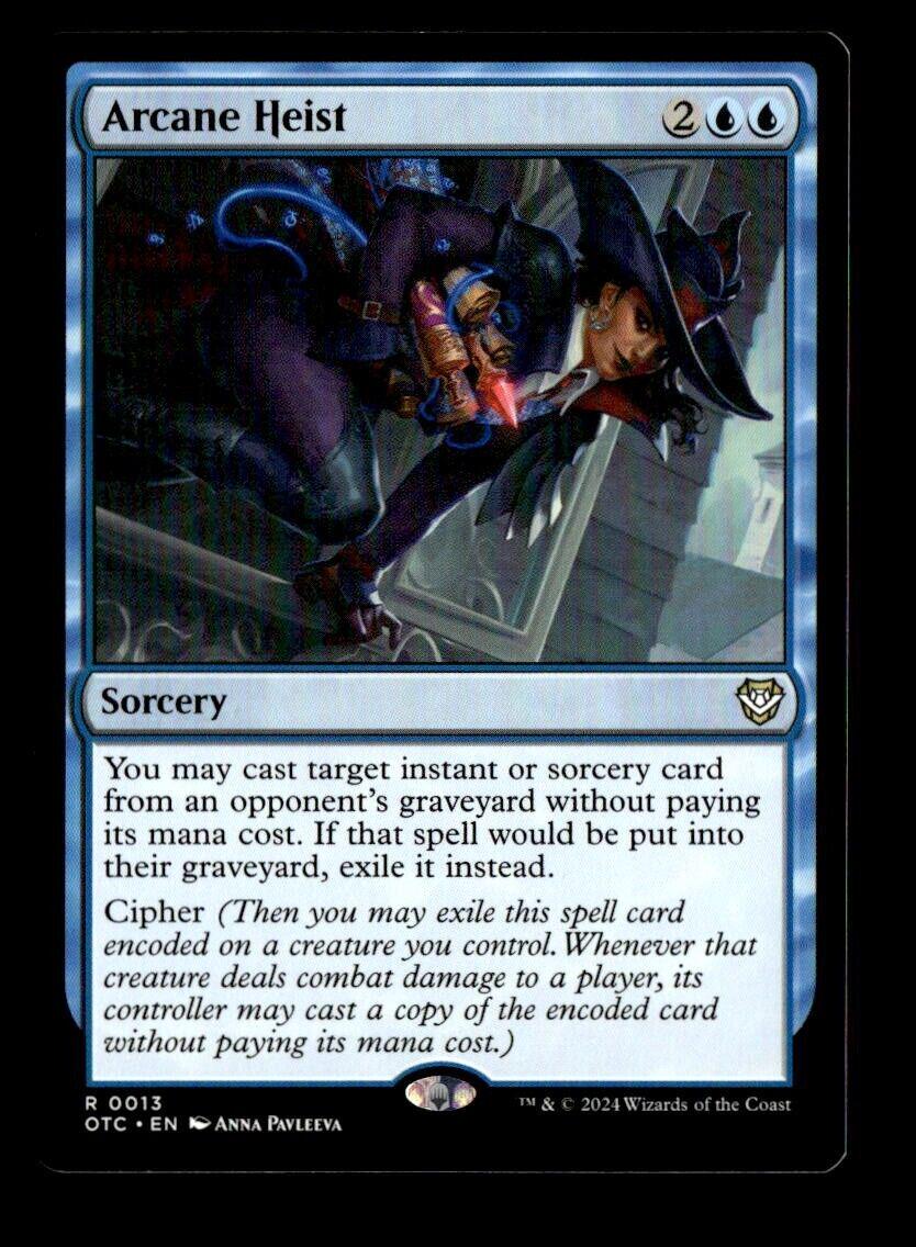 Arcane Heist #13 Prices | Magic Outlaws of Thunder Junction Commander ...
