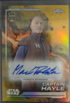 Mark Rolston as Captain Hayle [Gold Refractor] #AU-MR Prices | Star ...