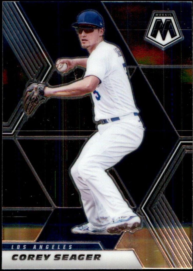 Corey Seager #198 Prices | 2021 Panini Mosaic | Baseball Cards