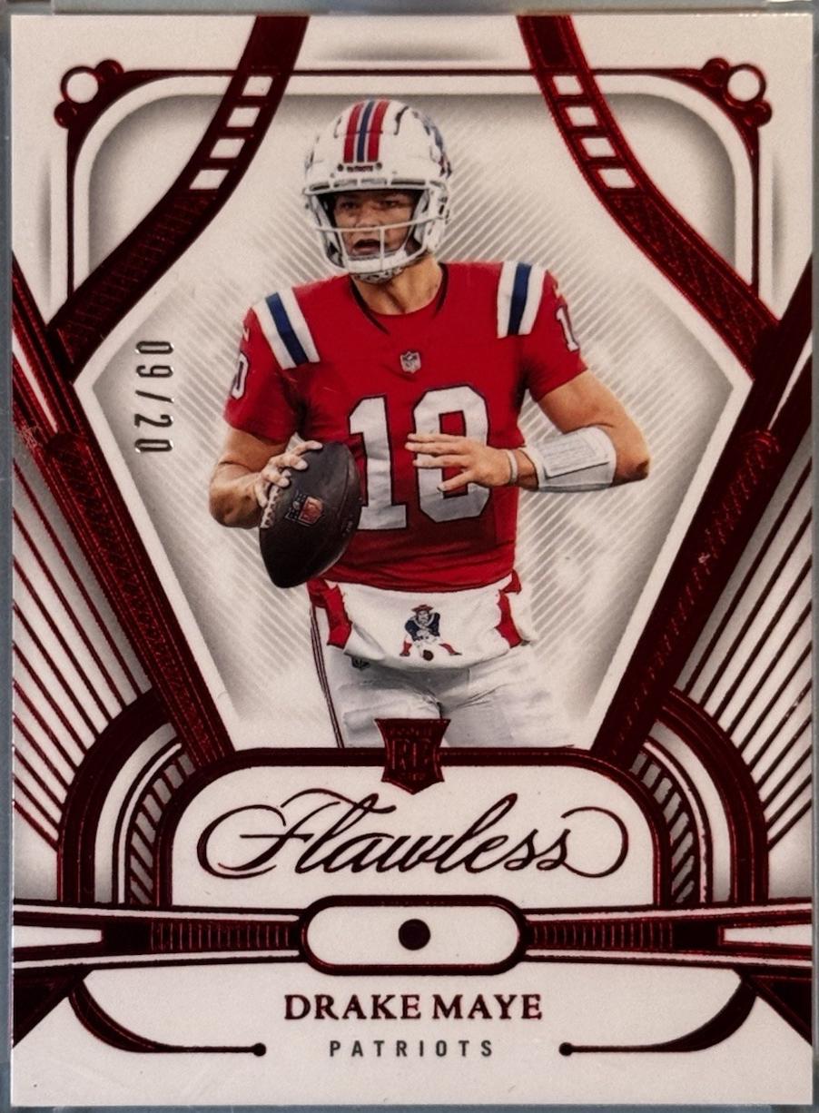 Drake Maye #101 Prices | 2024 Panini Flawless | Football Cards