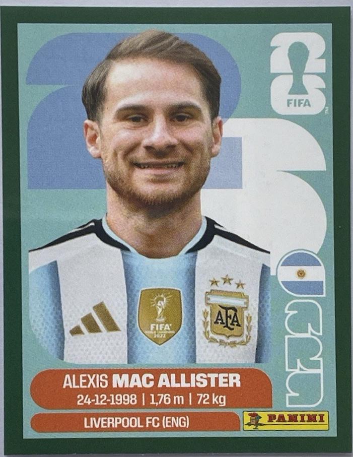 Preços de Alexis Mac Allister [Green] #ARG9 | 2026 Panini FIFA World ...