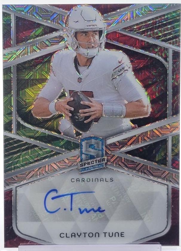 Clayton Tune [Meta] #SIG-CTE Prices | 2024 Panini Spectra Signature ...