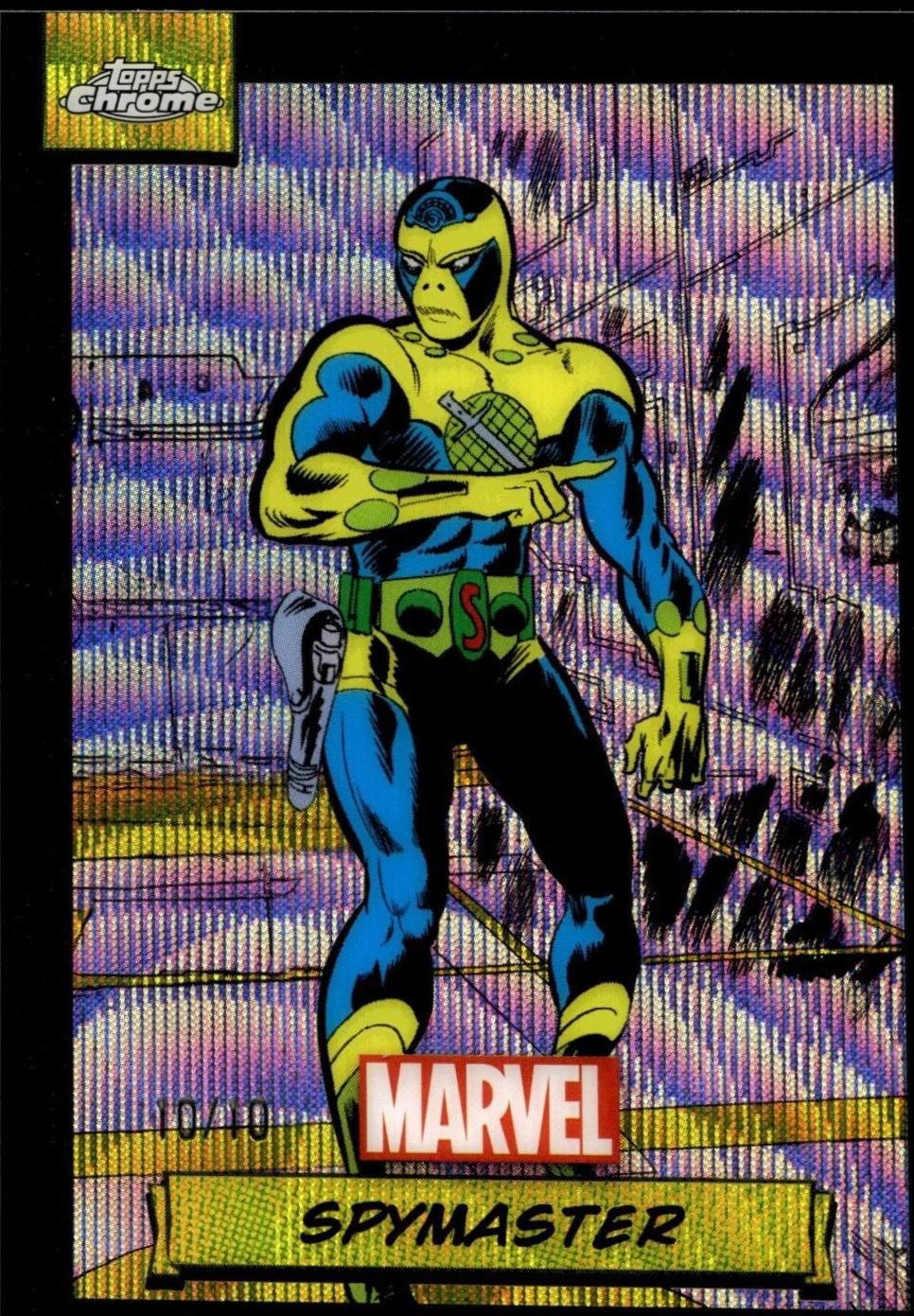 Spymaster [Black Wave] #148 Prices | Marvel 2024 Topps Chrome | Marvel ...